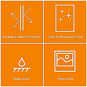 Scotch TP3854100 Letter Size Thermal Laminating Pouches, 3 mil, 11 1/2 x 9, 100 per Pack