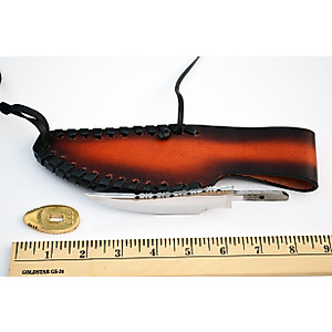 Whole Earth Supply 4.25inch Blade Blank Knife Making Knives Custom Kit with Sheath Hunting Skinning Set