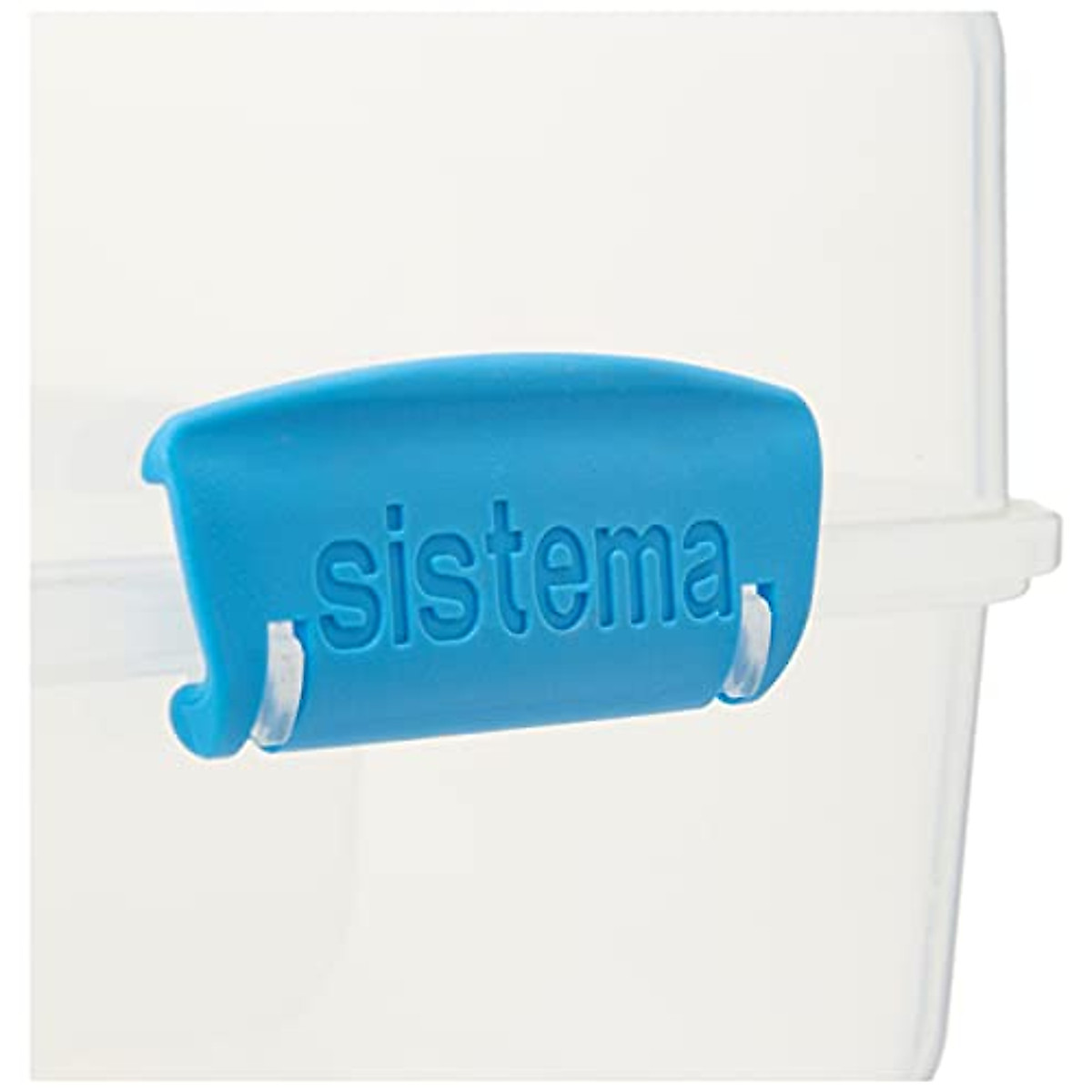 Sistema To Go Collection Lunch Cube, 47.3 oz./1.4 L, Clear/Blue