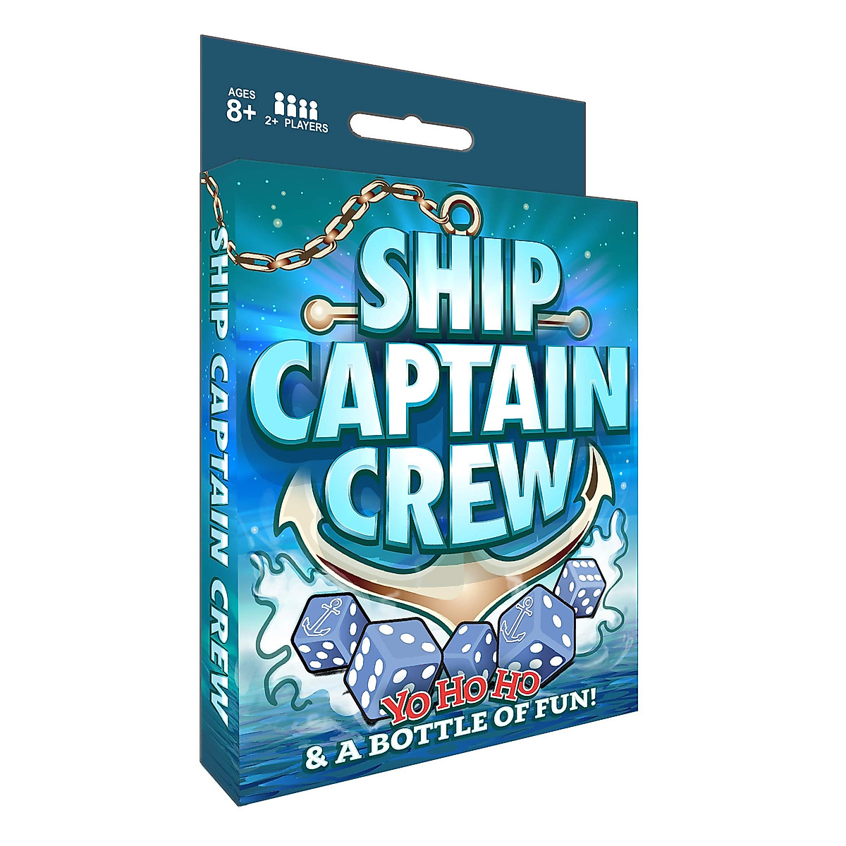 Ship Captain Crew Dice Game, Great for Party Favors, Family Games, Stocking Stuffer, Travel Games, and Camping Games, Dice Games for Adults, Fun Games for Family Game Night