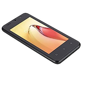 Zerodis Ultra Slim Smartphone, HD Three Card Slots 5MP Rear Camera ROM 32GB MTK6779 4.66in Screen Phone with Data Cable for Daily Use (Black)