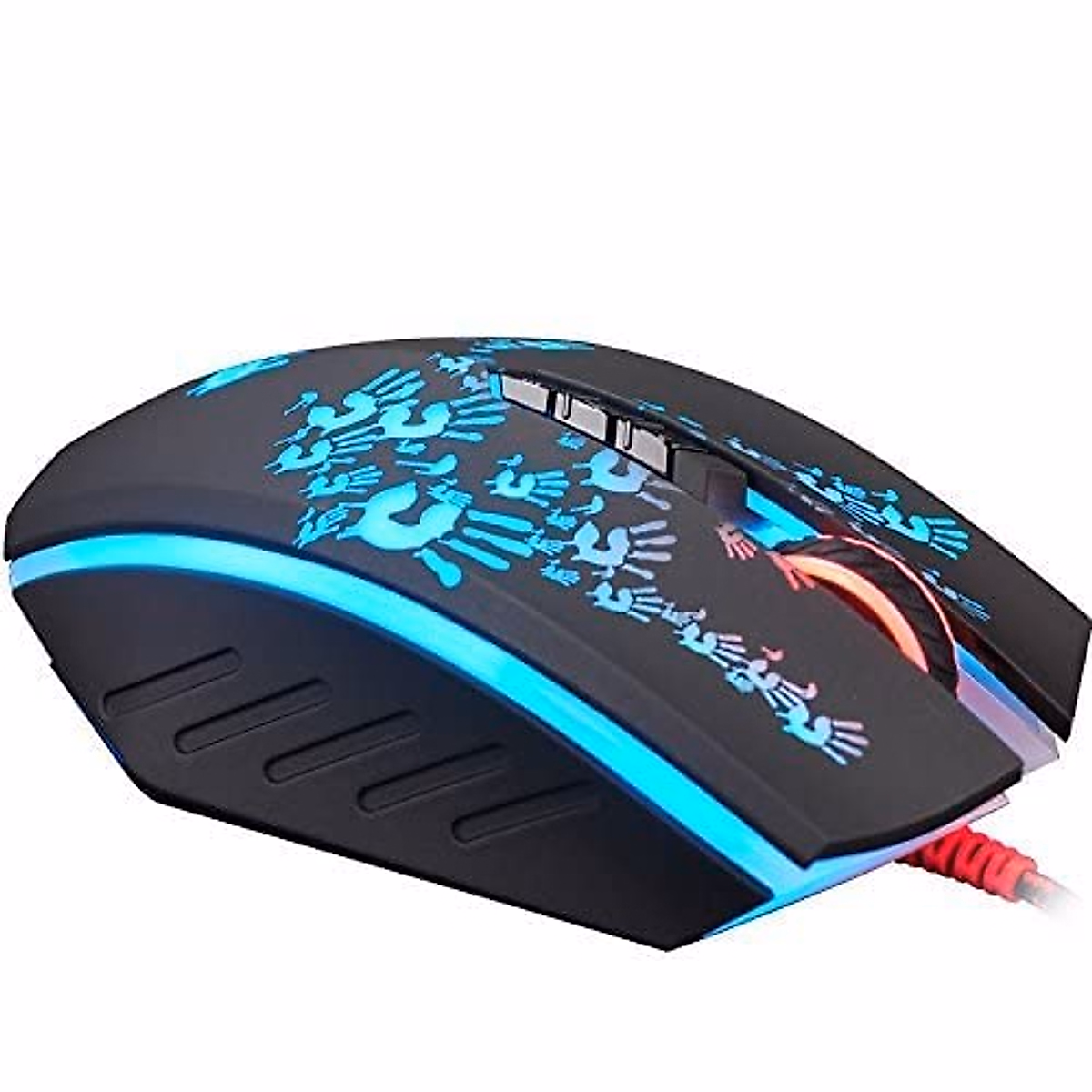 Bloody A60L Optical Gaming Mouse with Light Strike (LK) Switch & Scroll - Fully Programmable and Advance Macros (A60L)