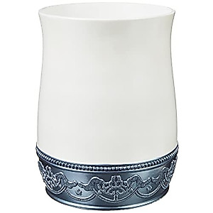 Popular Bath 971224 Blossom Rose, Waste Basket, Blue