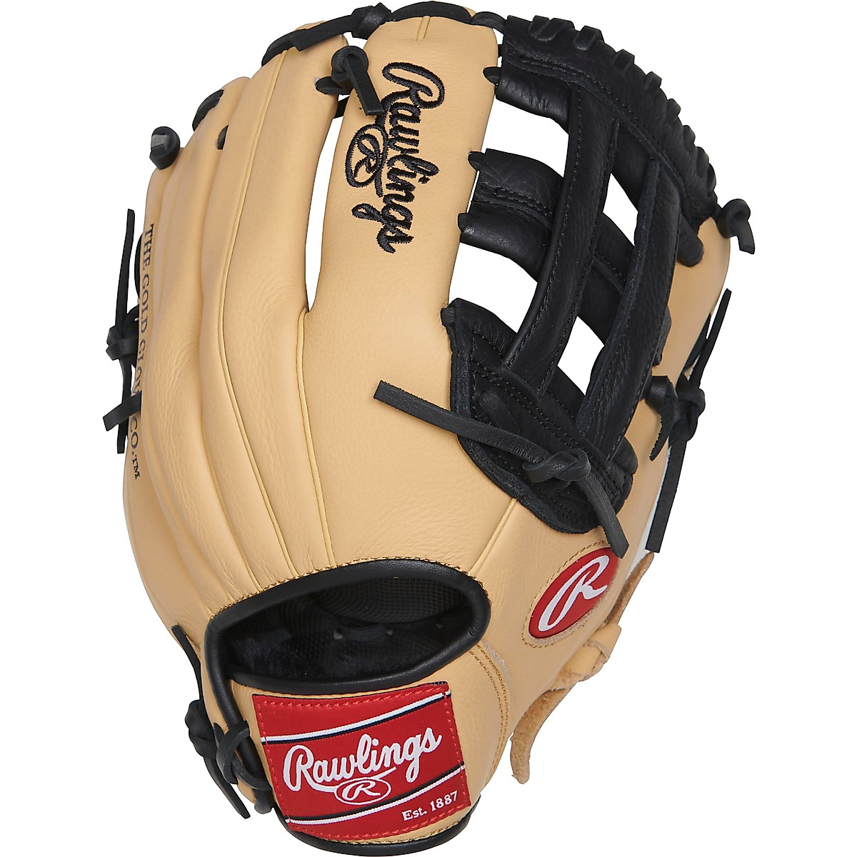 Rawlings | SELECT PRO LITE Youth Baseball Glove | Brandon Crawford Pattern | Left Hand Throw | 11.25" - Pro H-Web | Camel/Black