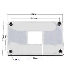 GENNEL Metal Motherboard Backplate, CPU Heatsink Bracket Radiator Base Cooler Mounting Backplane for AMD AM4
