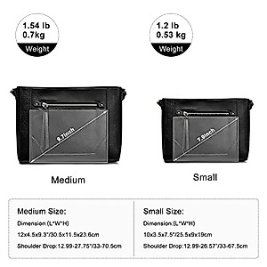 S-ZONE Medium Women Genuine Leather Crossbody Bags Cowhide Shoulder Handbag Ladies Purse