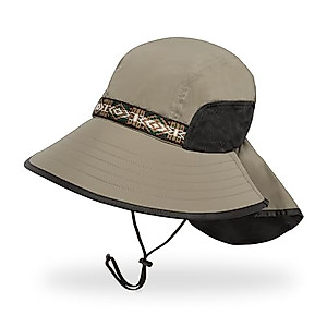 Sunday Afternoons Adventure Hat, Large, Sand/Black