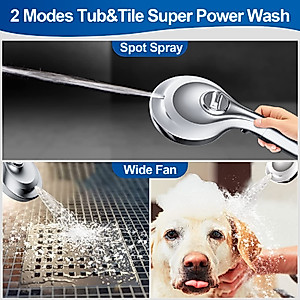 High Pressure 10-mode Detachable Shower Head & 6 Pack Replacement Shower Filter