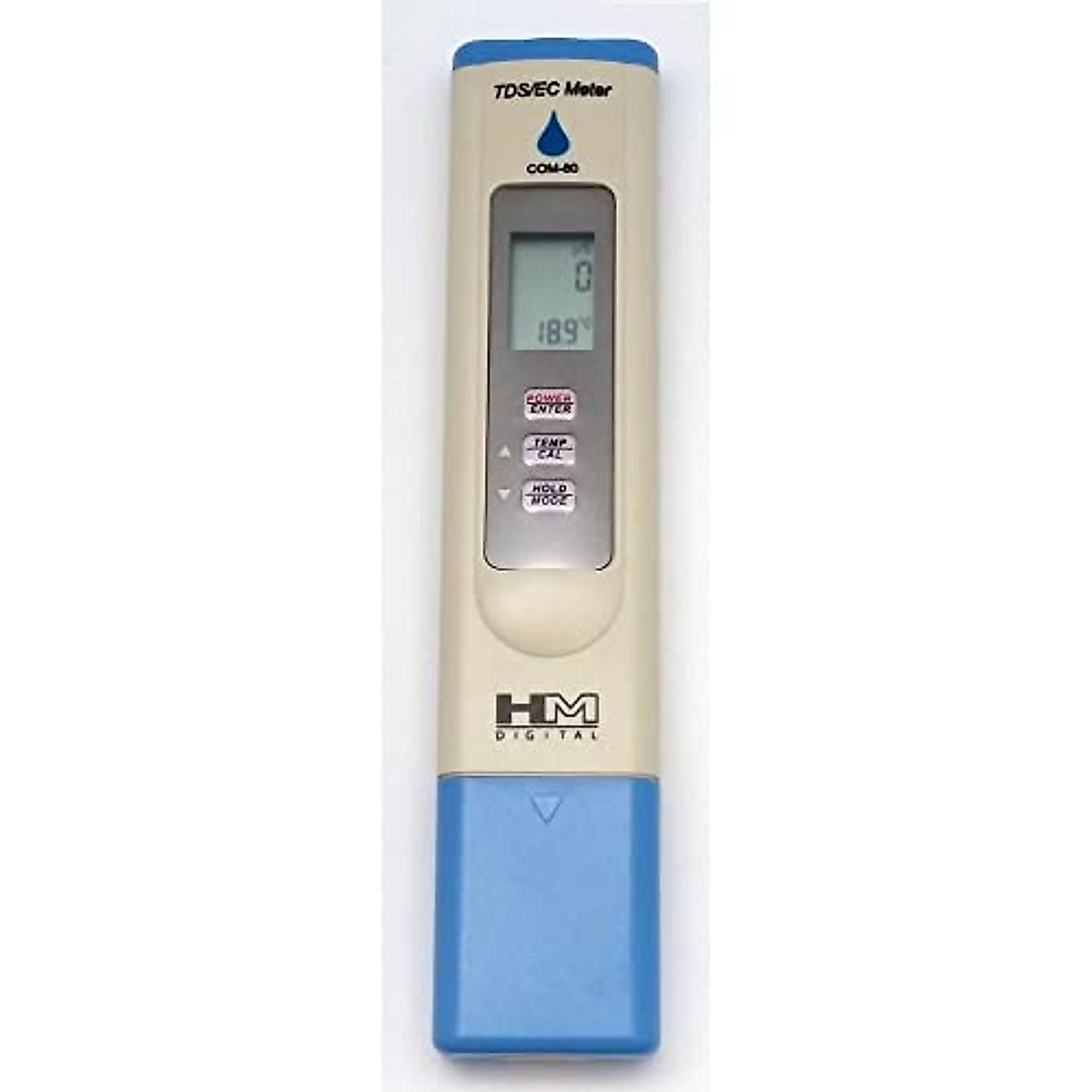 HM Digital EC/TDS HydroTester Model COM-80 HM Digital Water Resistant Ec/TDS Meter w/Temperature in C/F Hydrotester (Model COM-80)
