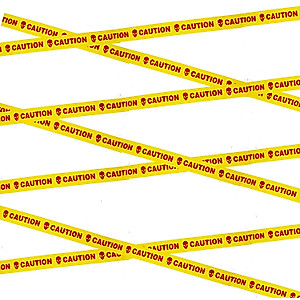 Spooktacular Creations Halloween Party Decoration Set, Including Bloody Tablecover, Weapon Garland, Bloody Clings and Caution Tapes, 5 Piece