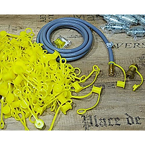 AuPro 3/8 Gas Port Plug and Dust Cap 3/8" Quick Disconnect Connect Propane Natural LP