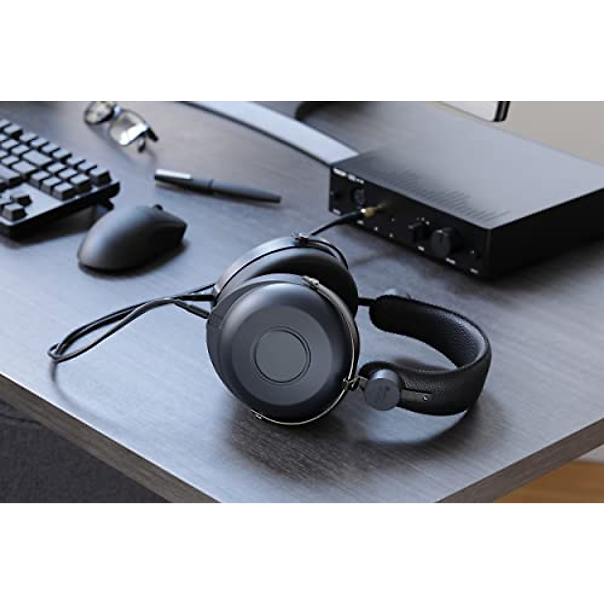 DROP + HIFIMAN HE-R7DX Over-Ear & Closed-Back Headphones with Detachable Cables, 50mm Dynamic Drivers, High Sensitivity, Easy to Drive Pro Studio Monitors, Midnight-Blue