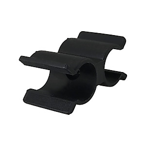 DGBRSM 2pcs Bimini Top Pole Clips Holder Black Boat Clip for Anti Rattle Bimini Brace Security Rowing Boat Dinghy Kayaks Accessories