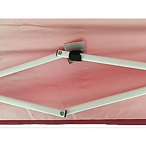 FDMASK 4' x 6' Instant Canopy Outdoor Shade Shelter, Brilliant Red