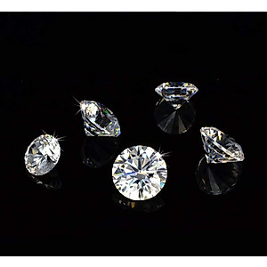 Realistic Top Grade 5 Stones Simulated Diamond Ring Stackable Solid 925 Silver 5ston7