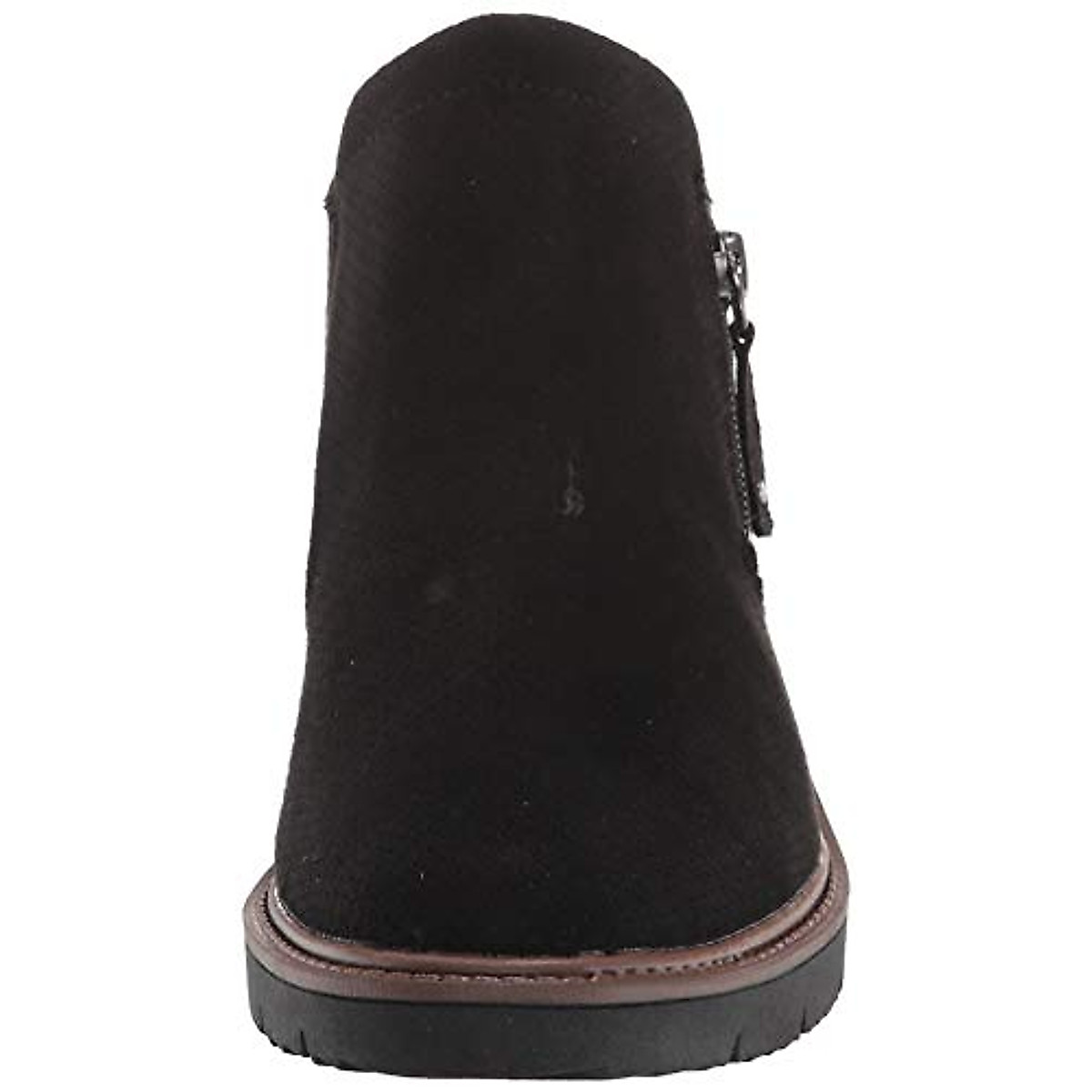 Dr. Scholl's Shoes Women's Lanyn Ankle Boot, Black Microfiber, 8 US