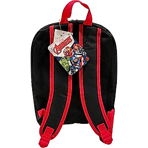 Ruz Avengers Boy's 15" Backpack (Black-Red)