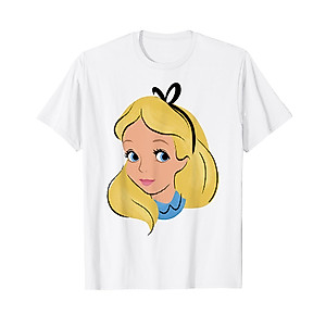 Disney Alice In Wonderland Alice Big Face T-Shirt