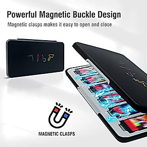 Wonzir 24-Slot Switch Game Card Case for Nintendo Switch Game Card/Switch OLED Game Card,Portable Switch Game Storage Case with 24 Game Card Slots and 24 Micro SD Card Slots (24-pokemon)