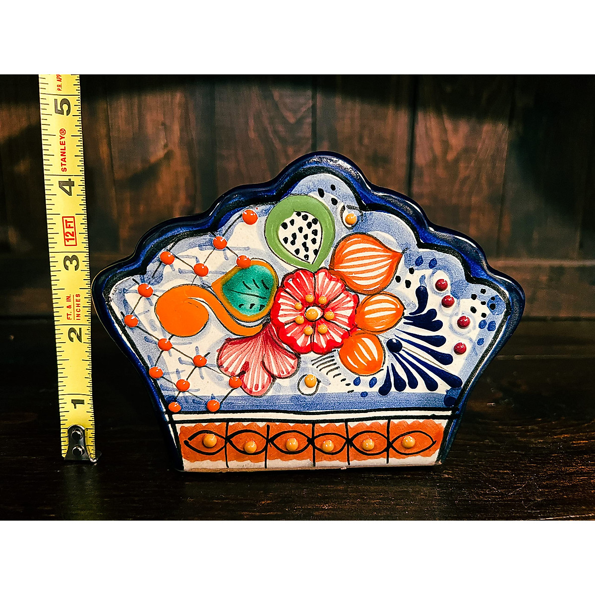 Napkin Holder Servilletero Handmade Talavera