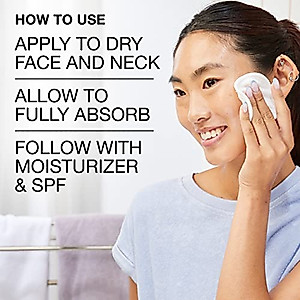 Neutrogena Skin Perfecting Daily Liquid Facial Exfoliant with 7% AHA/PHA Blend + HA to Smooth, Exfoliate & Replenish Dry Skin, Leave-On Face Exfoliator, Oil- & Fragrance-Free, 4 fl. oz