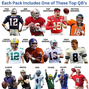 ONLY MINT Ultimate Quarterback Guaranteed NFL Card All-Time Legend or Superstar Graded 8-10 Mint Football Card | Top QB in Each Mystery Pack | Grades by PSA BGS SGC CGC | Blind Bag Contains 1 NFL Card