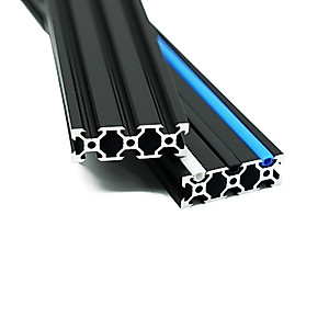 Iverntech Dust Protection Soft Cover Seal Strip for 20 Series 6mm Slot Aluminum Profile Extrustion Black 5 Meters