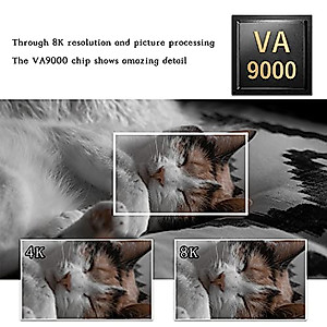 AusQo TV Antenna – 2023 New Epoch 8K Digital TV Antenna 1000Mile Range Indoor/Outdoor – Supports 8K 4K 1080P Fire TV Stick and All Old TVs – Amplifier Signal Booster – 16FT Coaxial HDTV Cable