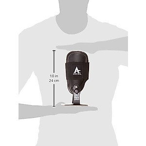 Active Ankle T2 Ankle Brace, Black Ankle Support for Men & Women, Ankle Braces for Sprains, Stability, Volleyball, Cheerleading, Medium