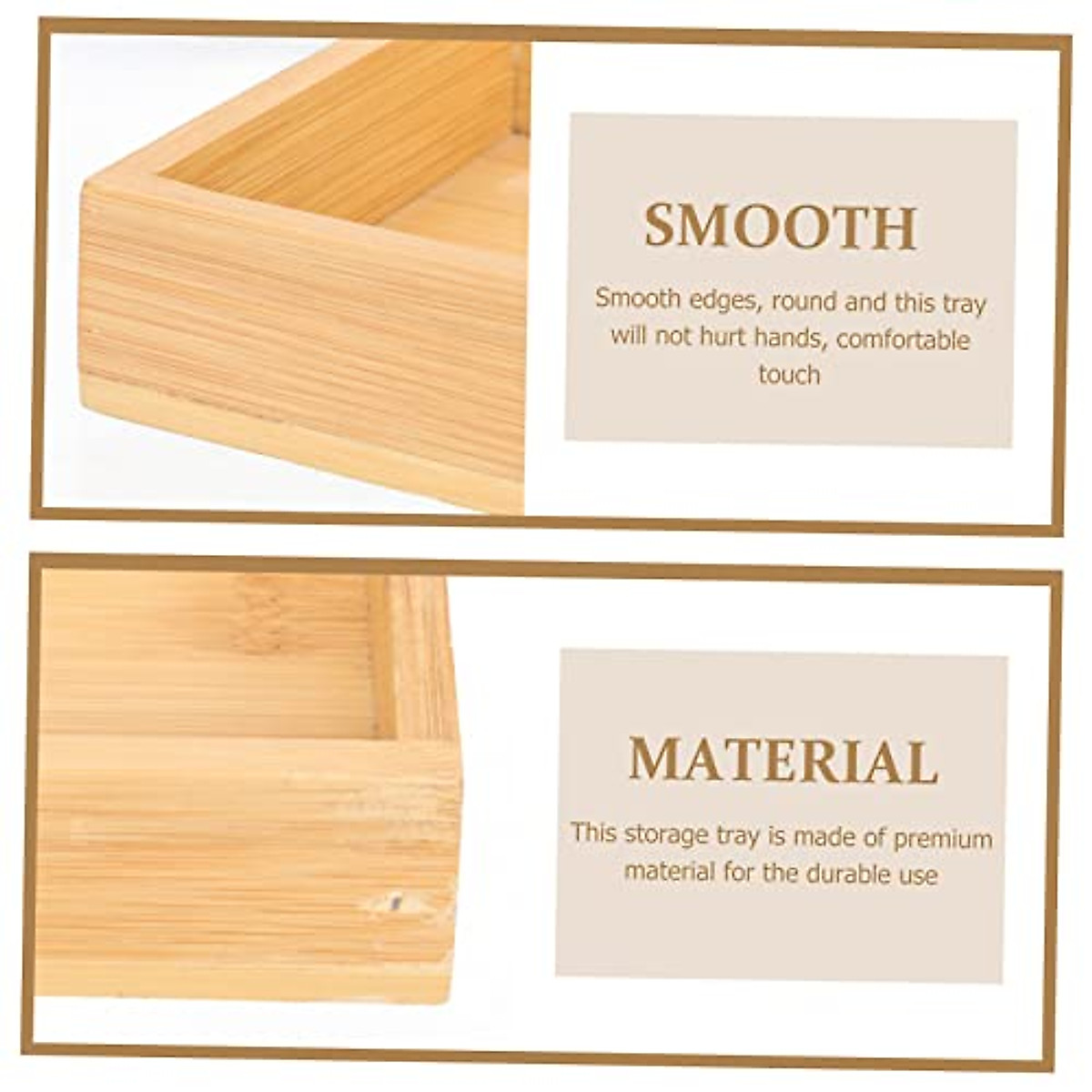 Cabilock 3pcs Jewlery Tray Rectangular Tray Jewelry Earrings Wooden Serving Tray Toilet Tank Tray Earrings Box Tray Storage Tray Platter Footstool Toilet Tray Bathroom Toiletries Holder Key