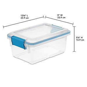Tribello Plastic Storage Bins With Lids Storage Containers Features