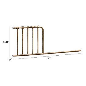 Namesake Abigail and Winston Mini Toddler Bed Conversion Kit in Vintage Gold