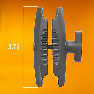 iBOLT Fish Finder Bizmount Heavy Duty Handlebar/Post/Pole/Rail Mount for Watersports, Kayaking, Fishing, Boating Etc.
