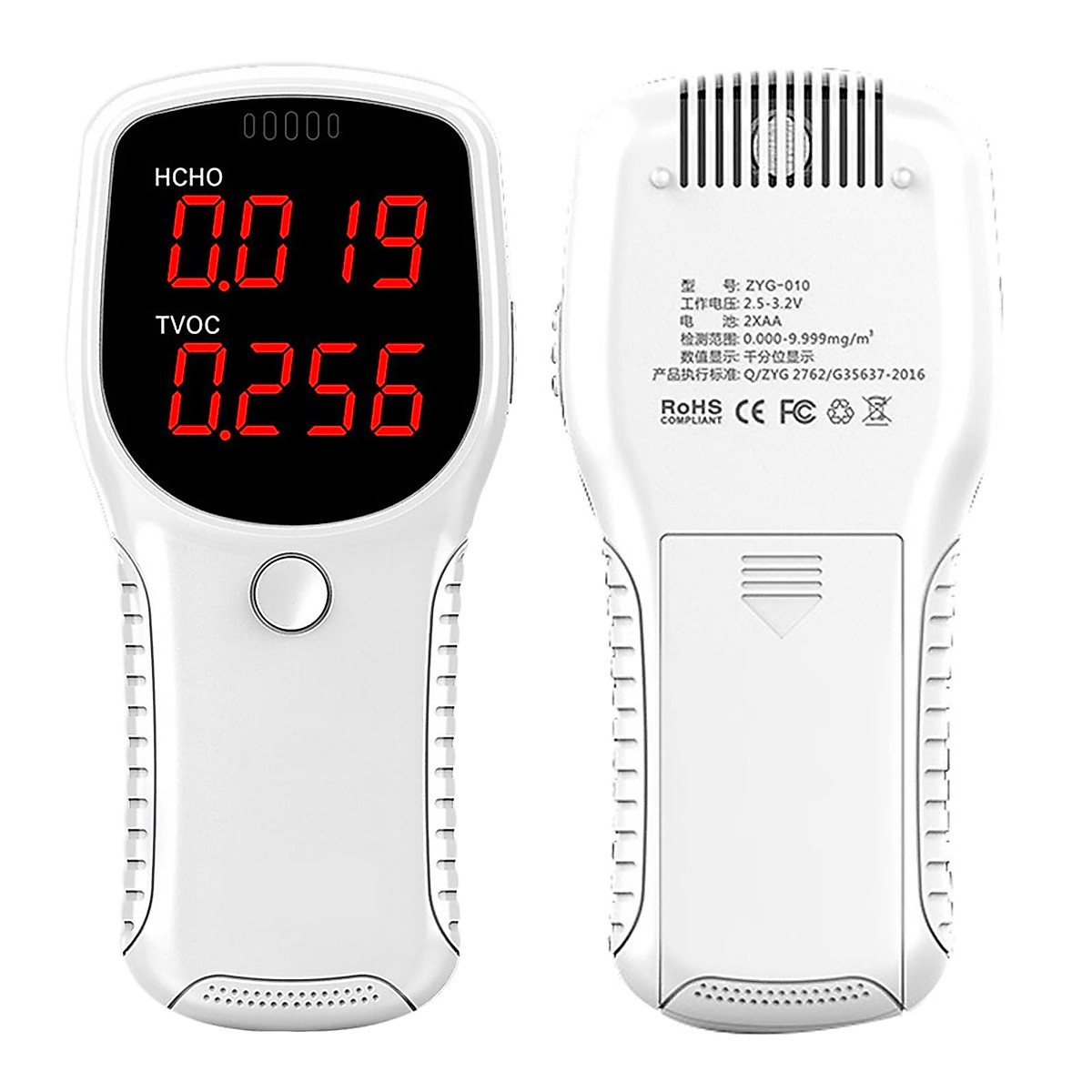 Formaldehyde Humidity Meter, 22mm HCHO TVOC Digital Meter,Air Detector, Air Moniter Controller, Indoor Air Pollution Detector for Home, Office