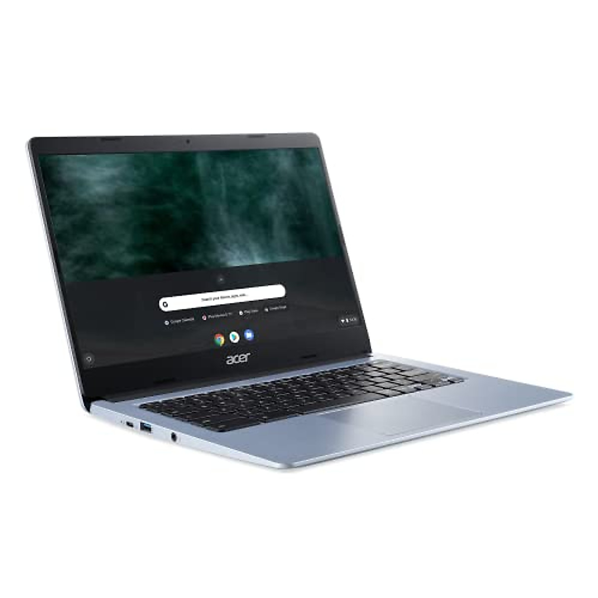 Acer Chromebook 314 Laptop | Intel Celeron N4020 | 14.0" Full HD IPS Display | Intel UHD Graphics | 4GB LPDDR4 | 32GB eMMC | 802.11ac Gigabit Wi-Fi 5 | Chrome OS | CB314-1H-C17S