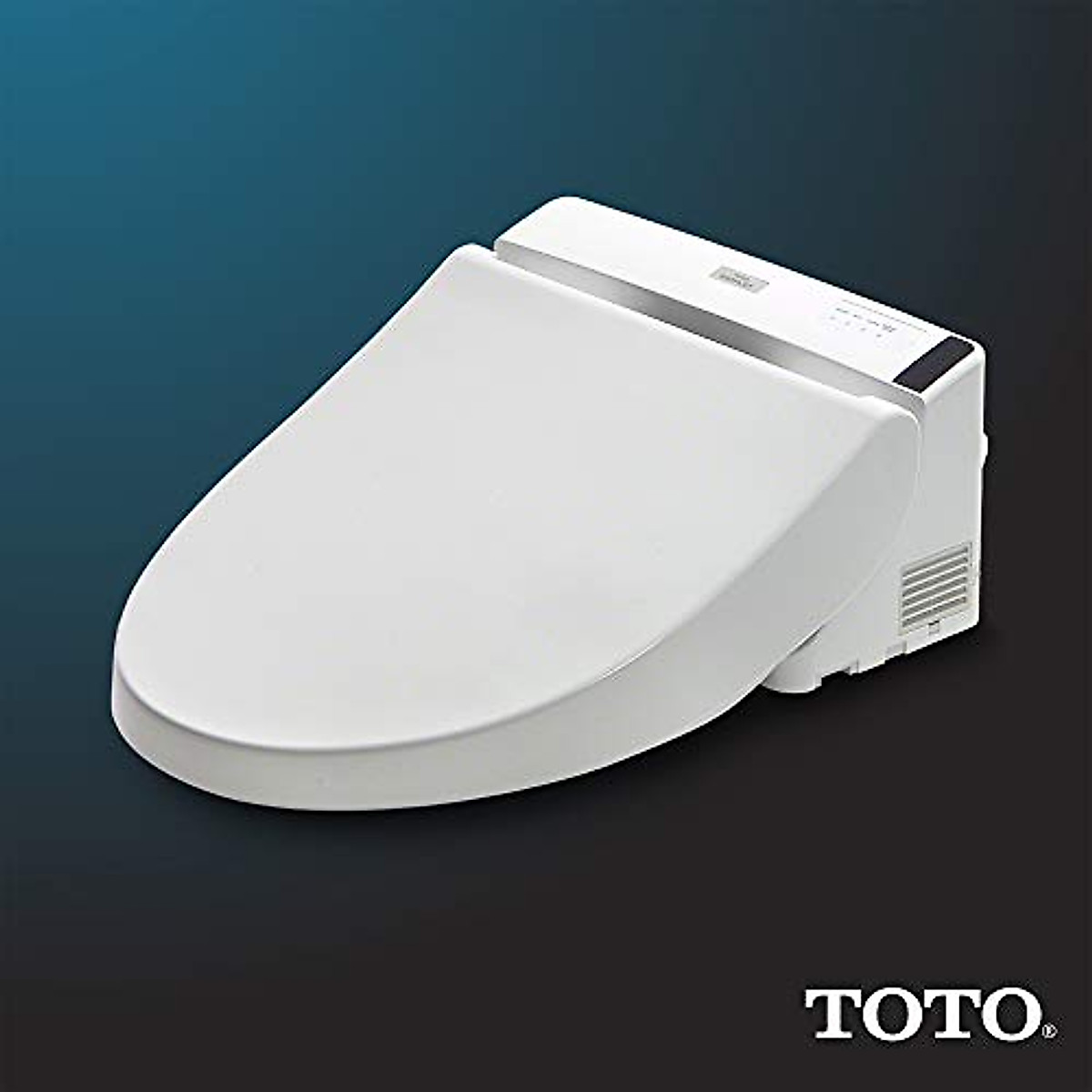 TOTO SW2043R#01 C200 Electronic Bidet Toilet Cleansing Water, Heated Seat, Deodorizer, Warm Air Dryer, and PREMIST, Round, Cotton White