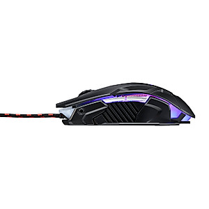 Acer Nitro Gaming Mouse III: 6D Optical Gaming Mouse with High 125MHz Polling Rate | 7 Colorful Breathing Lights with LED Logo and Pattern | 6 Optional DPI Shifts (800-7200) | 6 Buttons