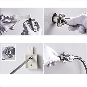 JIYTG Toilet Cleaner Chrome Pet Bathtub Personal Hygiene Toilet Spray Gun Set Bidet Washer Butt Washer Bidet Sprayer Faucet Small Shower Wash Body Cleaner