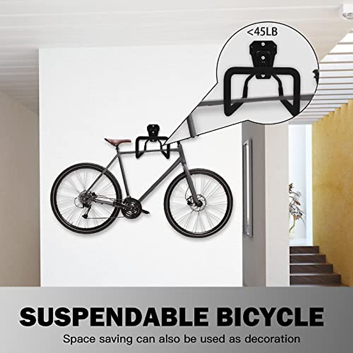 Luoximo Garden Water Hose Holder - Heavy Duty Hose Hanger Wall Mounted for Outside, Sturdy Hose Holder Freestanding Metal Hose Hook with Installation Guide(100ft)