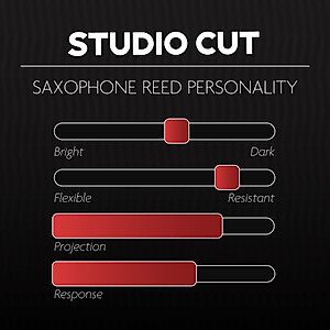 Légère Reeds - Alto Saxophone Reed, Studio Cut, Strength 1.50 (ASS1.50) - Premium Synthetic Woodwind Reed