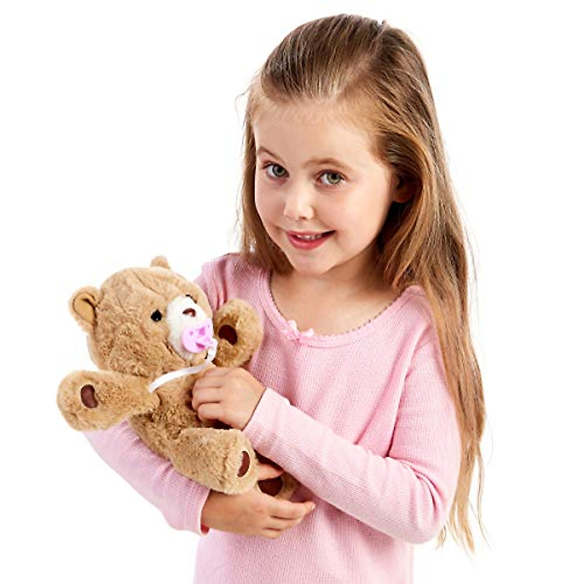 Little Live Pets Cozy Dozy Cubbles The Bear - Over 25 Sounds and Reactions | Bedtime Buddies, Blanket and Pacifier Included | Stuffed Animal, Best Nap Time, Interactive Teddy Bear, 14.9 Ounces