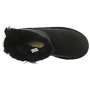 UGG unisex child Mini Bailey Bow Ii Boot, Black, 8 Toddler US