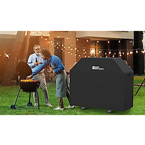 Simple Houseware 58-inch Waterproof Heavy Duty Gas BBQ Grill Cover, Weather-Resistant Polyester