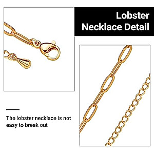 Frisity Women Girl 14K Gold Plated A-Z Initial Toggle necklace-Rose Gold Silver Gift for Wife Girlfriend Jewerly