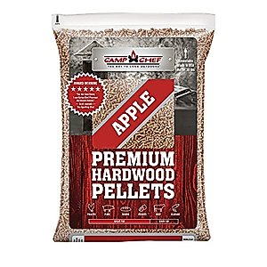 Camp Chef Orchard Apple BBQ Pellets, Hardwood Pellets for Grill, Smoke, Bake, Roast, Braise and BBQ, 20 lb. Bag