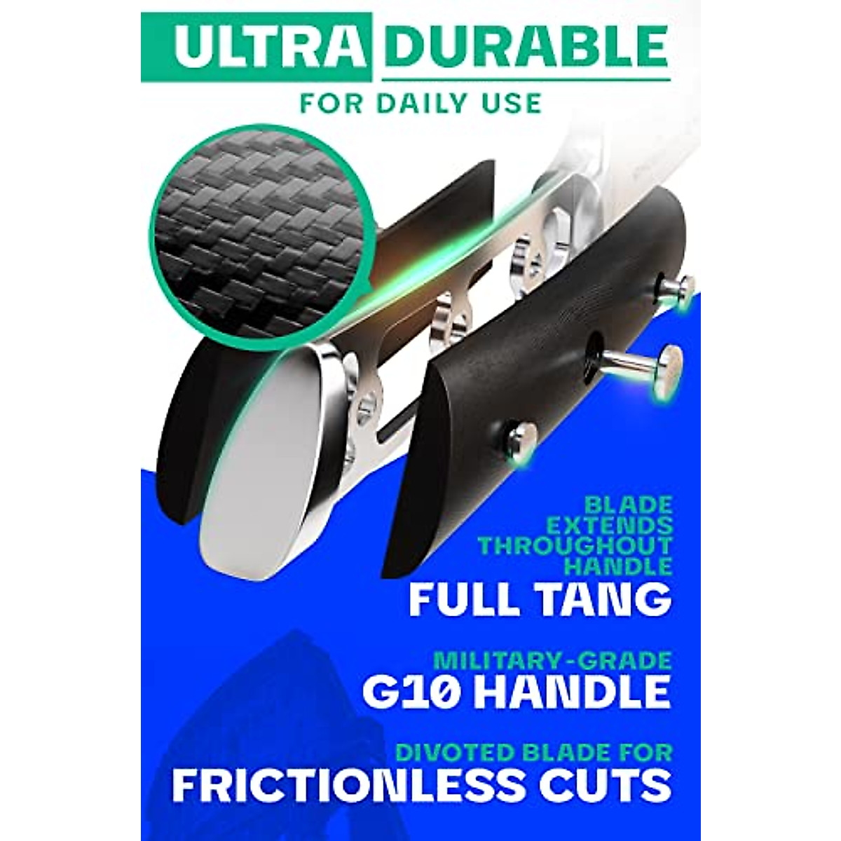 Dalstrong Slicing Knife - 12 inch - Gladiator Series Elite - Granton Edge - Forged High-Carbon German Steel Kitchen Knife - G10 Handle - Razor Sharp Carving Knife - w/Sheath - Slicer - NSF Certified