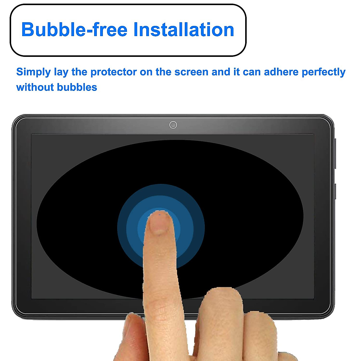 KXOYJAD 2 Pack Screen Protector for 7 2022 Kids 7” Tablet, Tempered Glass Film