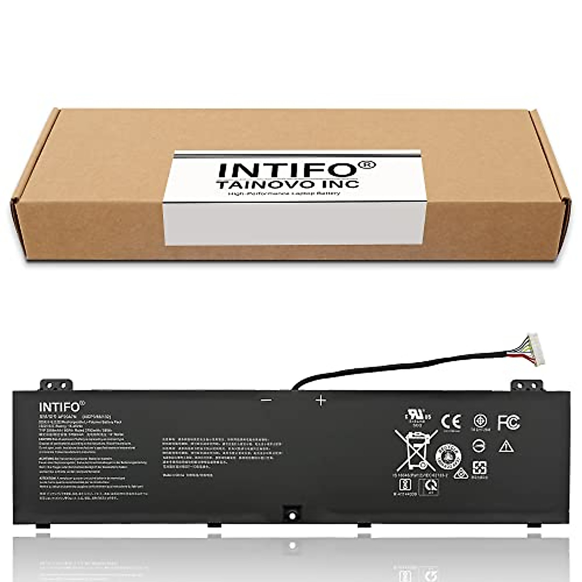 INTIFO 60Wh AP20A7N Laptop Battery Compatible with Acer Predator Triton 300 SE PT314-51S PT314-51S-51NZ PT314-51S-53D2 PT314-51S-53W3 PT314-51S-70D2 PT314-51S-72WR PT314-51S-79GH [15.48V 4-Cell]