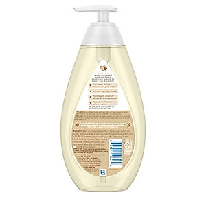 Johnson's Skin Nourishing Moisture Baby Body Wash with Vanilla & Oat Scents, Hypoallergenic & Tear Free Baby Bath Wash, Paraben-, Dye-, Sulfate & Phthalate-Free, 20.3 fl. oz