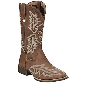 JUSTIN Boots Women's Gypsy Carsen Rustic Tan Cowgirl Boot Tan 11 B